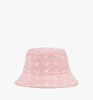 Mcm Reversible Bucket Hat - Soft Pink