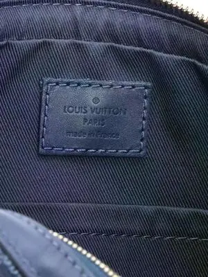LOUIS VUITTON Damier Infini Leather Messenger Bag - Blue