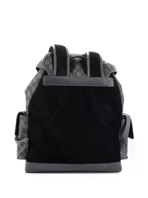 Gucci Ophidia Flap Gg Coated Canvas Medium Backpack
