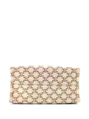 Celine Cabas Thais Triomphe Printed Canvas Small Tote Bag