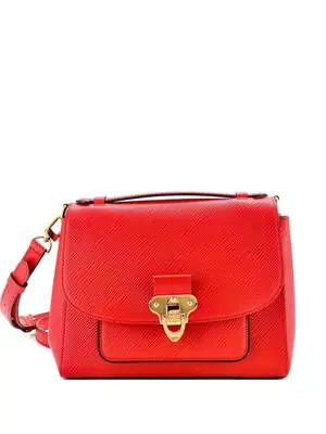 LOUIS VUITTON Boccador Handbag Epi Leather Satchel - Red