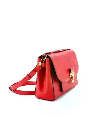 LOUIS VUITTON Boccador Handbag Epi Leather Satchel - Red