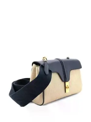 Celine Soft 16 Canvas And Leather Teen Shoulder Bag