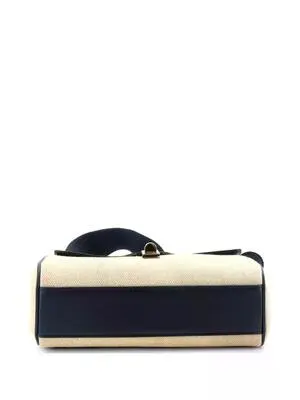 Celine Soft 16 Canvas And Leather Teen Shoulder Bag