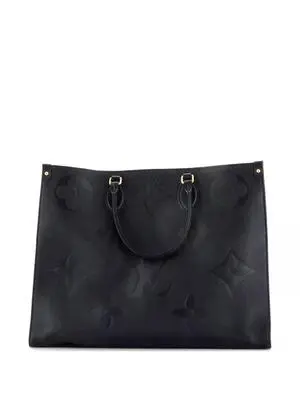 LOUIS VUITTON Onthego Monogram Empreinte Giant Gm Tote Bag - Black