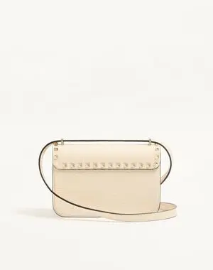 Valentino Garavani Rockstud Small Shoulder Bag - Ivory