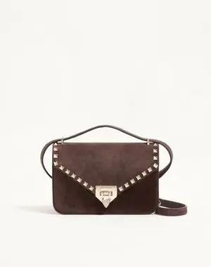 Valentino Garavani Rockstud Small Shoulder Bag - Ebony