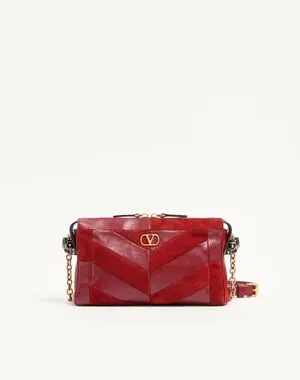 Valentino Garavani Panthea Small Shoulder Bag - Red