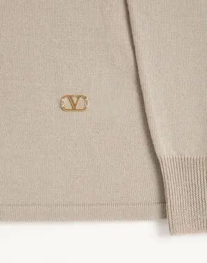 Valentino Garavani Wool Polo Shirt With Vlogo