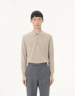 Valentino Garavani Wool Polo Shirt With Vlogo
