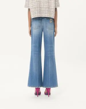 Valentino Garavani Trousers With Vpatch