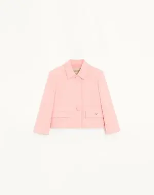 Valentino Garavani Wool Crepe Jacket - Pink