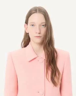 Valentino Garavani Wool Crepe Jacket - Pink