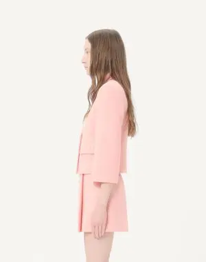 Valentino Garavani Wool Crepe Jacket - Pink