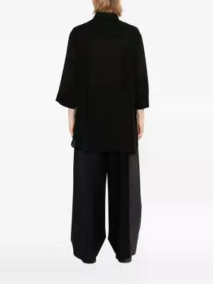 Yohji Yamamoto Pleated Sheer Shirt