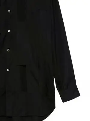 Comme Des Garçons Cut-out Long-sleeve Shirt