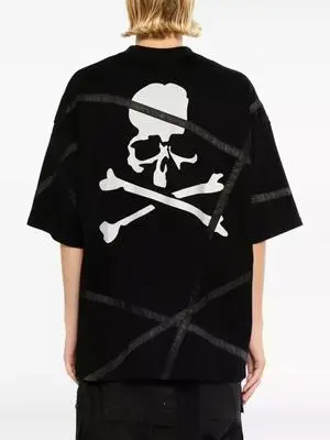 MASTERMIND WORLD Logo-print Panelled T-shirt