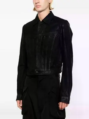 JULIUS Coated Cropped Jacket