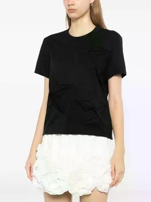Noir Kei Ninomiya Star-patch T-shirt