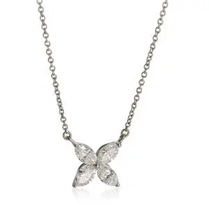Tiffany & Co. Victoria Diamond Pendant Necklace - Platinum