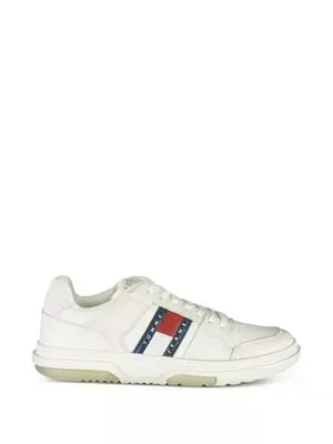Tommy Hilfiger Court Logo-patch Sneakers - Neutrals
