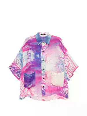 NUDE:MASAHIKO MARUYAMA Graphic-print Short-sleeve Shirt