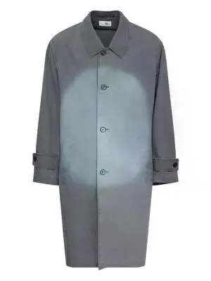 MAISON MARGIELA Button-front Single-breasted Coat - Grey