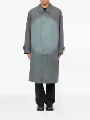 MAISON MARGIELA Button-front Single-breasted Coat - Grey