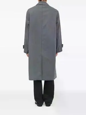 MAISON MARGIELA Button-front Single-breasted Coat - Grey