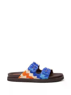 Missoni Zigzag Buckle-fastening Sandals - Blue