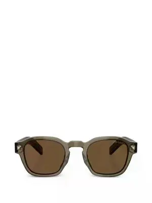 Prada Round-frame Sunglasses - Brown