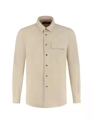 Kiton Buba Flap-pocket Long-sleeve Shirt - Neutrals
