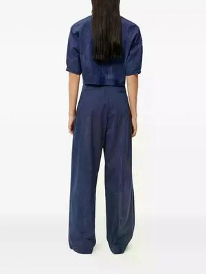 SESSUN Pinstripe Wide Leg Trousers
