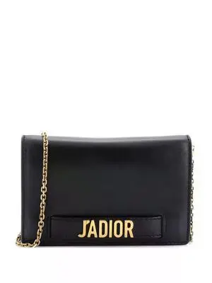 Dior J'adior Wallet On Chain Leather Crossbody Bag - Black