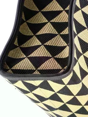Prada Symbole Jacquard Large Tote Bag - Black
