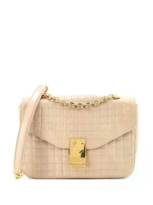 Celine C Bag Quilted Leather Shoulder Bag - Neutrals