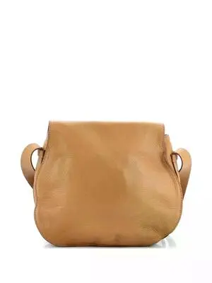 Chloé Marcie Leather Medium Crossbody Bag - Neutrals