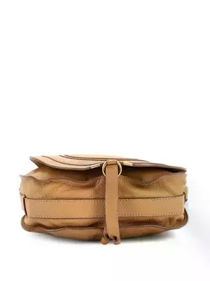 Chloé Marcie Leather Medium Crossbody Bag - Neutrals