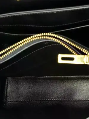 Celine 16 Top Handle Small Satchel - Black