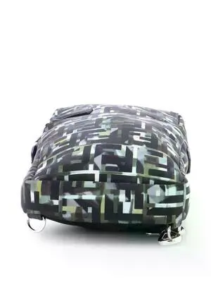 Fendi Front Pocket Sling Bag Camouflage Zucca Nylon