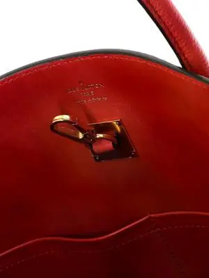 LOUIS VUITTON Milla Mm Satchel Veau Nuage Calfskin Handbag - Red