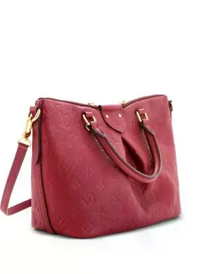 LOUIS VUITTON Mazarine Handbag Monogram Empreinte Leather Pm Satchel - Red