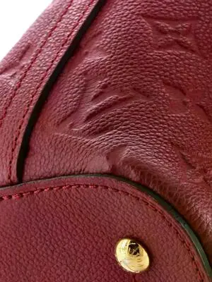 LOUIS VUITTON Mazarine Handbag Monogram Empreinte Leather Pm Satchel - Red