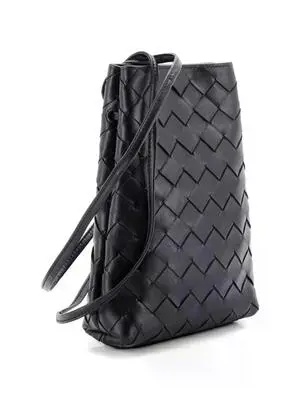 Bottega Veneta Andiamo Phone Pouch Intrecciato Nappa - Black