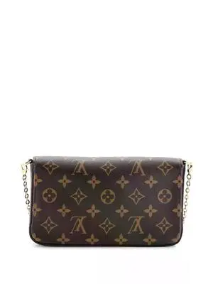 LOUIS VUITTON Felicie Pochette Limited Edition Vivienne Xmas Monogram - Brown