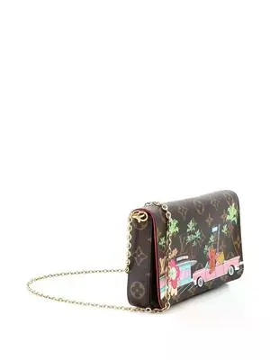 LOUIS VUITTON Felicie Pochette Limited Edition Vivienne Xmas Monogram - Brown