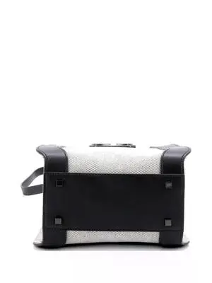 Valentino Garavani Vlogo Signature Canvas And Leather Mini Tote