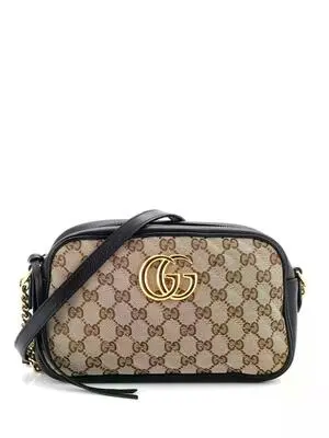 Gucci Gg Marmont Small Crossbody Bag - Black