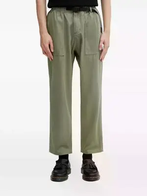 Gramicci Belted Patch-pocket Trousers - Green