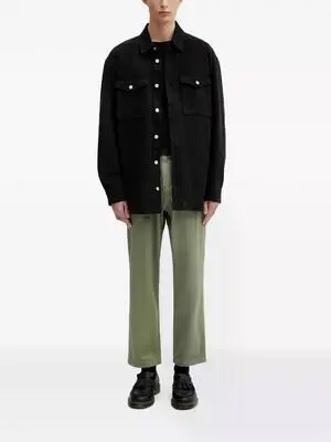 Gramicci Belted Patch-pocket Trousers - Green